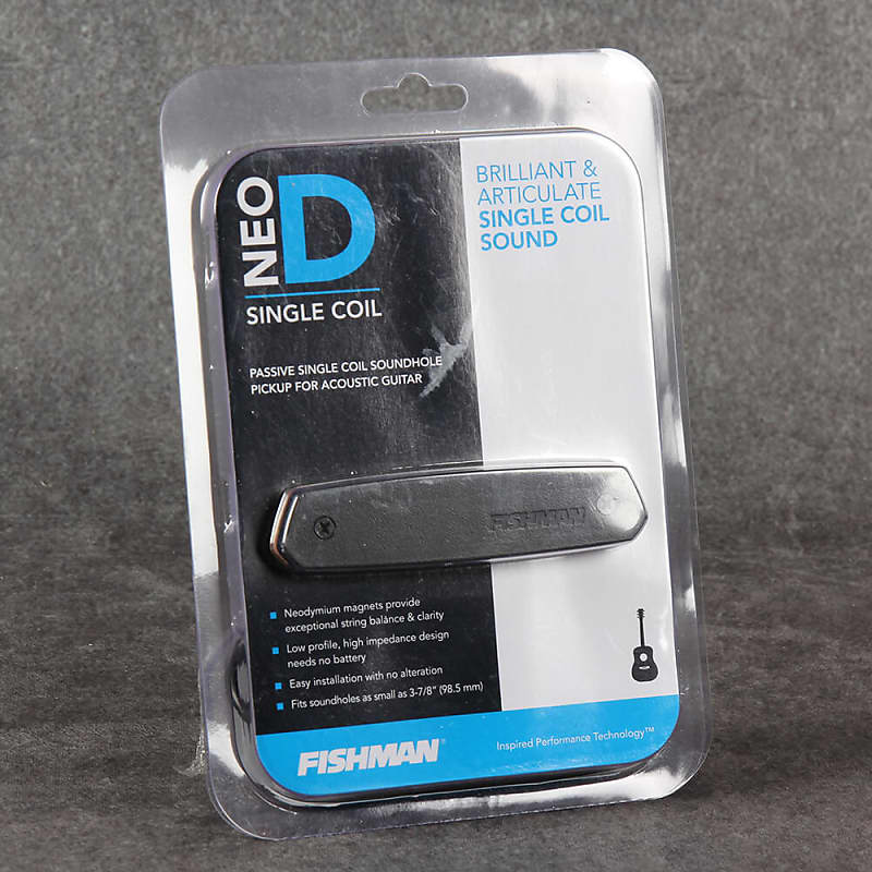 Fishman Neo-D Single Coil Acoustic Soundhole Pickup - Boxed - | Reverb