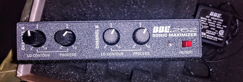 BBE 262 Sonic Maximizer 2000s - Black and Red | Reverb