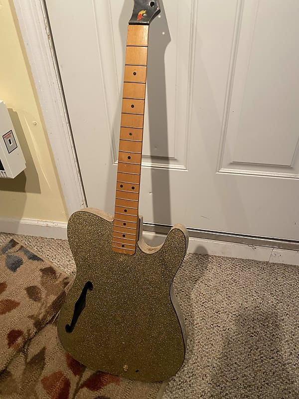 Road Hog telecaster - sparkle tele project guitar | Reverb