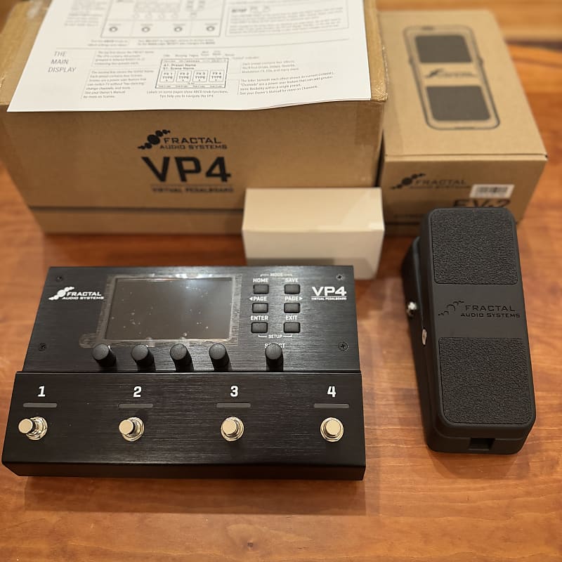 Fractal Audio VP4 Virtual Pedalboard and EV-2 Expression | Reverb