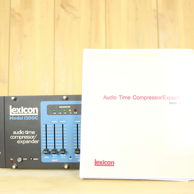 1980s Rackmount Lexicon 1200C Time Compressor Expander W/ | Reverb