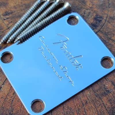 Fender Custom Shop Designed Telecaster Strat Neck Plate | Reverb