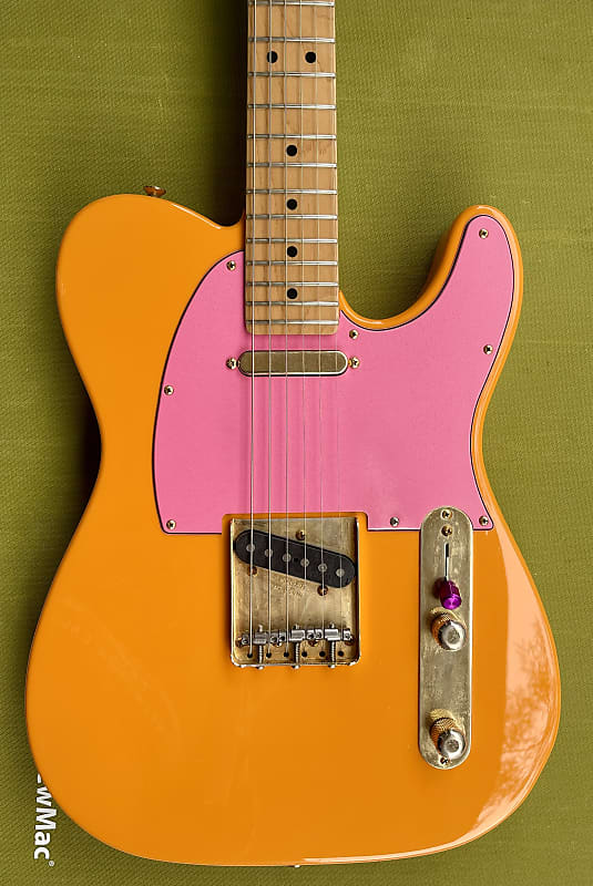 Fender Telecaster 2020s - Capri Orange with Roasted Maple | Reverb