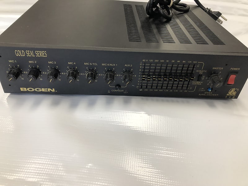 Bogen GS150D Paging Mixer / Amplifier, 150-Watt | Reverb