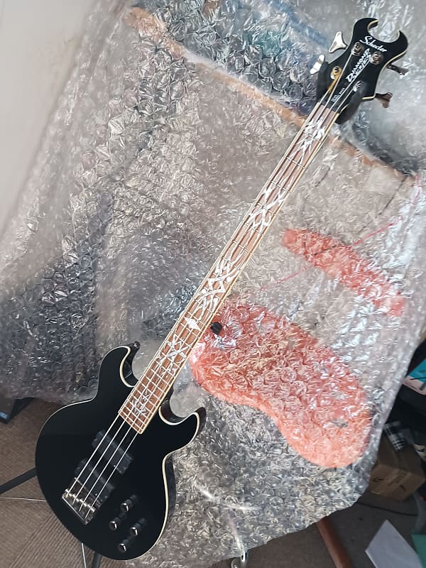 Schecter Devil Tribal Bass 2000's - Gloss Black | Reverb