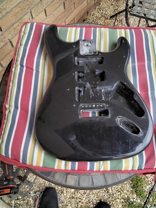 black Strat Body | Reverb