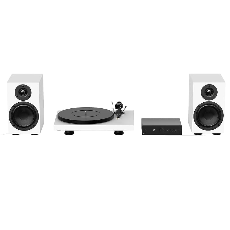 Pro-Ject: Colorful Audio System Turntable Package Satin White | Reverb
