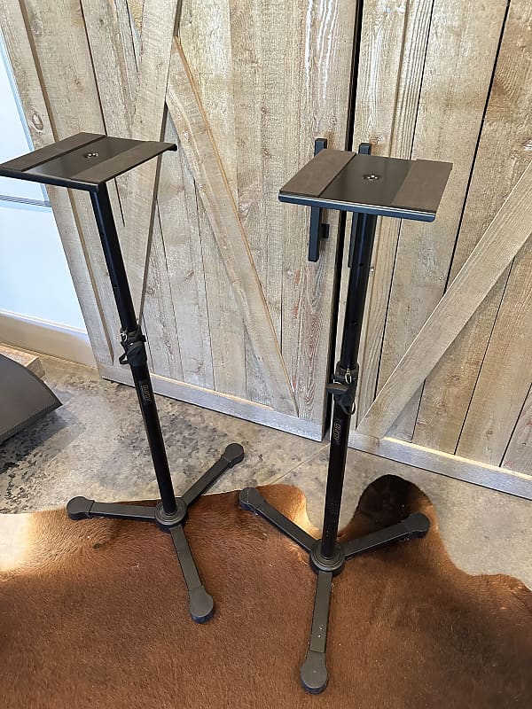 Auray Studio Monitor Stands LMS-335 2010’s - Black | Reverb