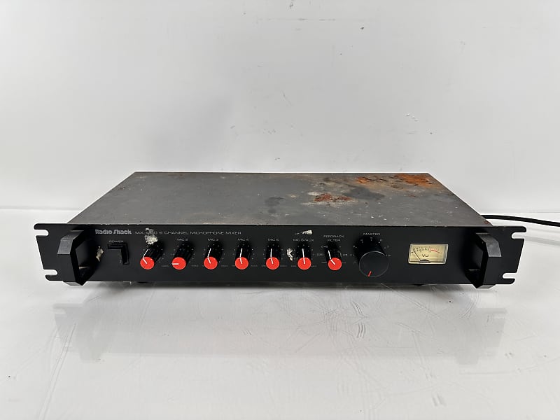 Radio Shack MX-1000 6-Channel Rack Mount Microphone Mixer | Reverb