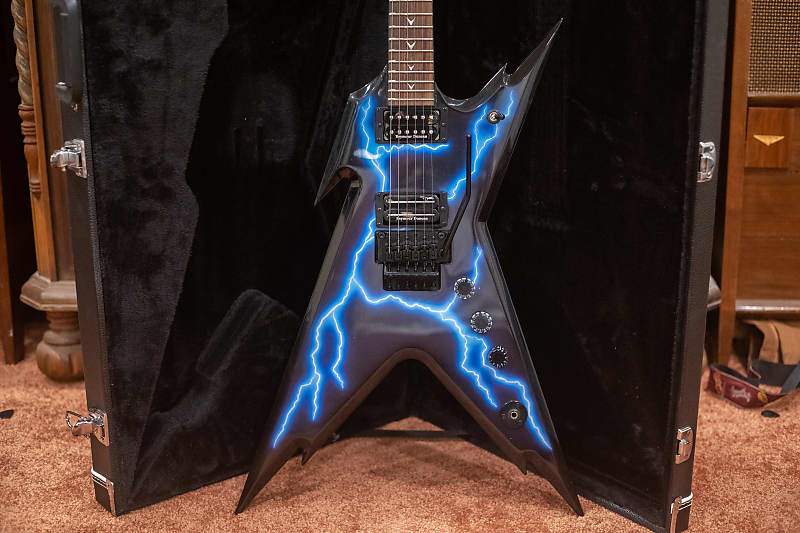 Dean Dimebag Razorback 2010s - Lightning Bolt | Reverb