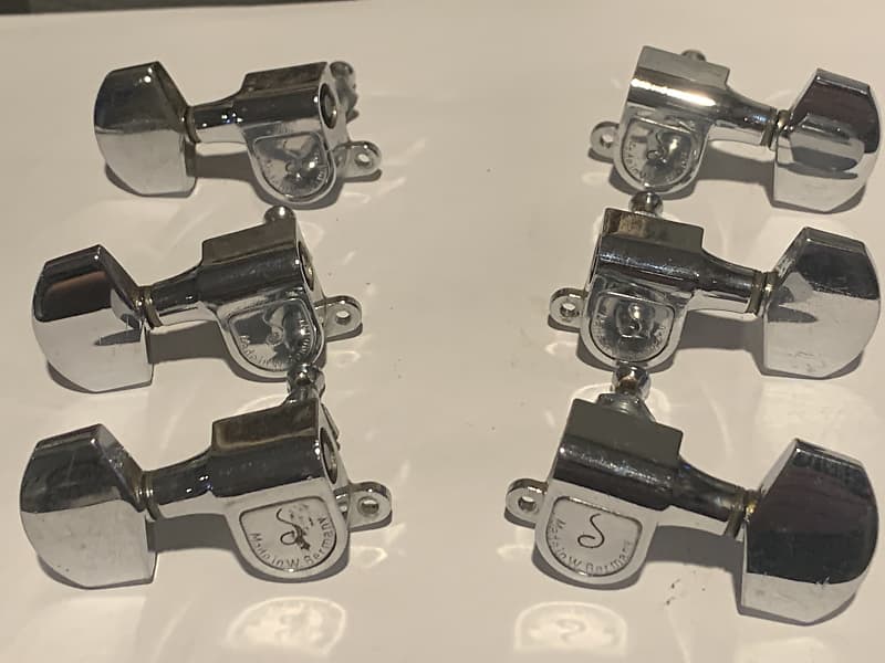 Schaller Vintage 70s/80s 3x3 Chrome West Germany Tuners Les | Reverb