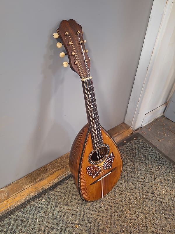 G. Puglisi Reale Teardrop bowlback mandolin 1915 - | Reverb Portugal
