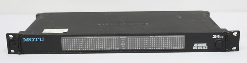 MOTU 24 I/O 24-Channel AD DA Converter 24IO Audio Audiowire, | Reverb