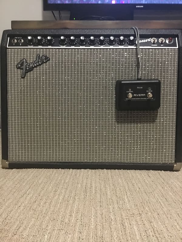 Fender Concert rivera 1982 Black | Reverb