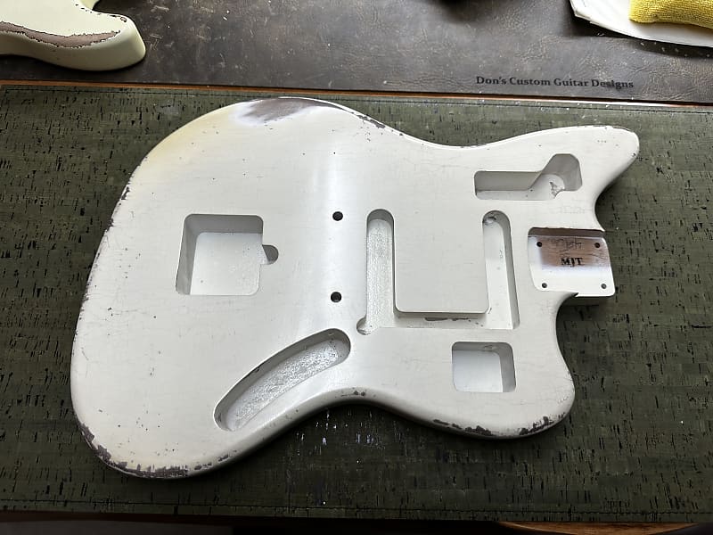 MJT Jaguar body, Olympic White | Reverb