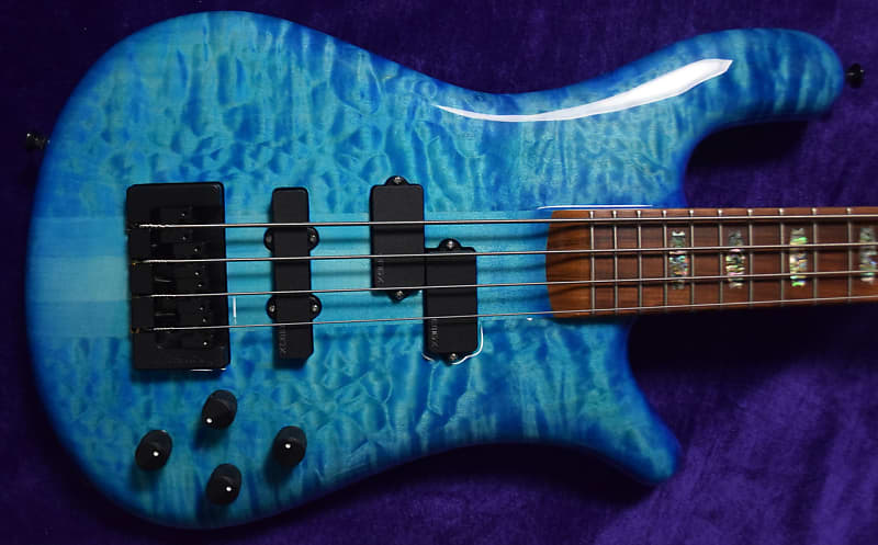 Spector USA NS-2, Bahama Blue with Pau Ferro / Haz-Lab *On | Reverb