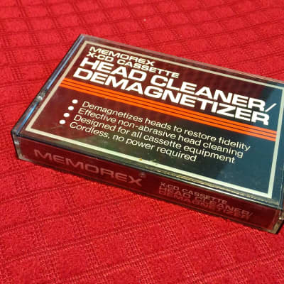 MEMOREX X-CD Cassette Head Cleaner Demagnetizer Cassette Tape | Reverb