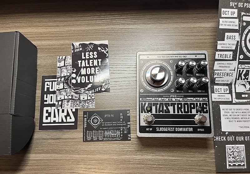 JPTR FX Katastrophe - Sludgefest Dominator Distortion Pre Amp | Reverb