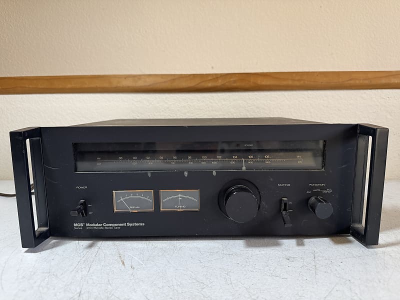 MCS 3700 Modular Component Systems FM/AM Stereo Tuner Radio | Reverb