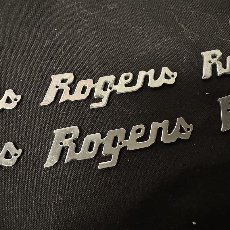 Rogers Script Logo Badges - Lot of 6 - 1970’s | Reverb