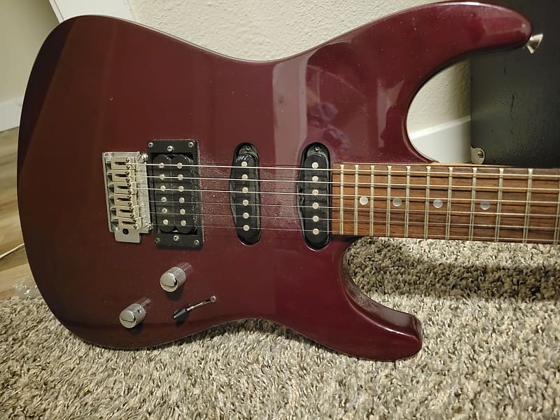 Squier by fender Stagemaster 2001 Purple metallic | Reverb