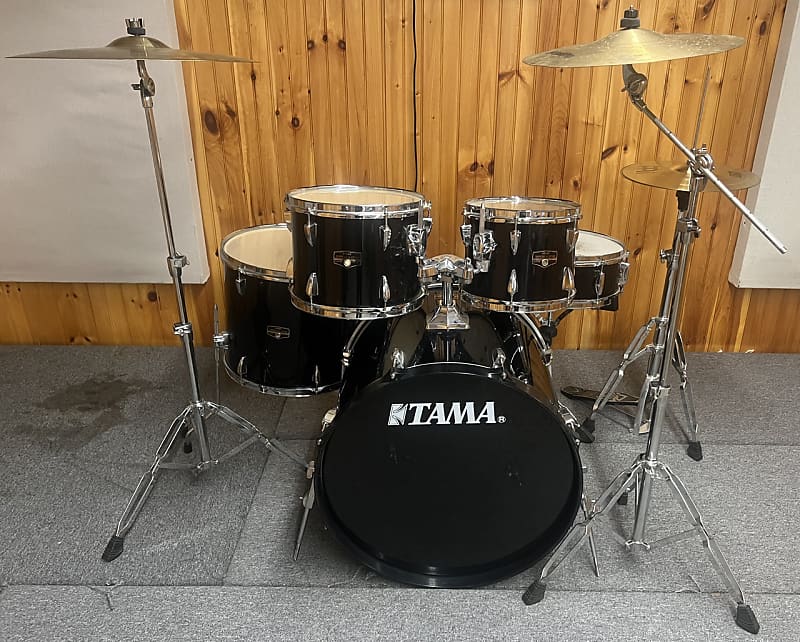 Tama Imperialstar 5-Piece Drum Set, Black w/ Hardware & | Reverb