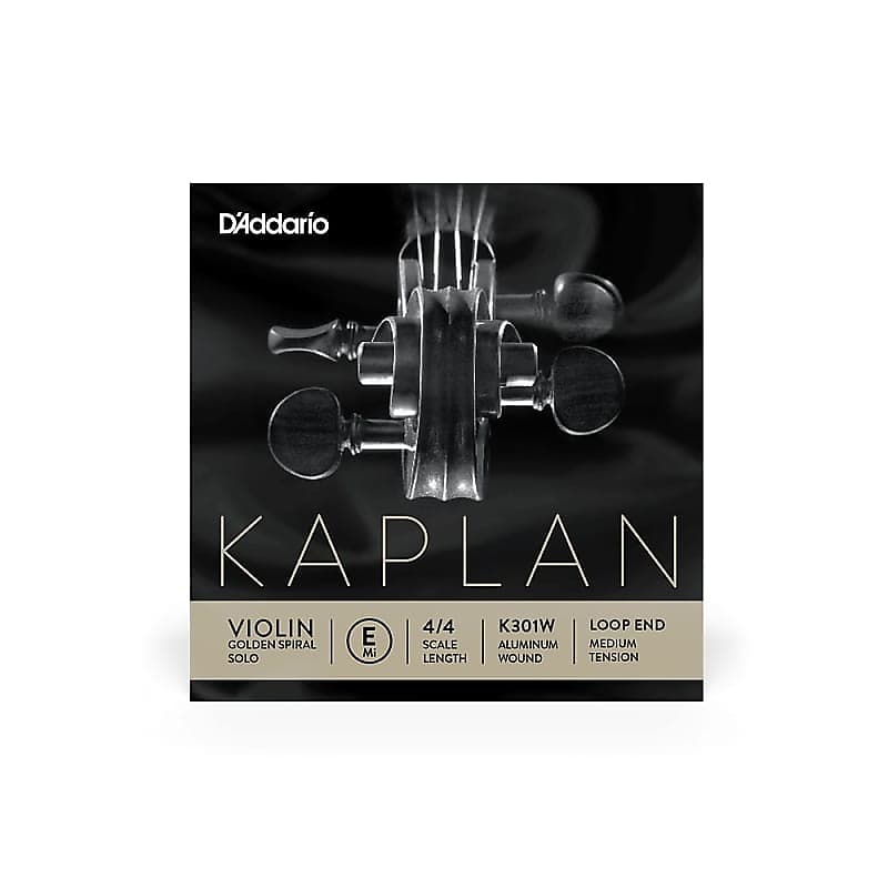 Kaplan Violin E Strings - LOOP END SINGLE ALUMINUM WOUND E | Reverb