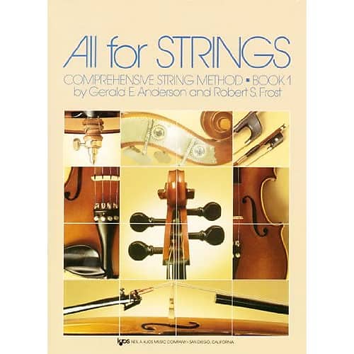 All For Strings Theory Book 1: Cello Frost, Robert/ Anderson, | Reverb
