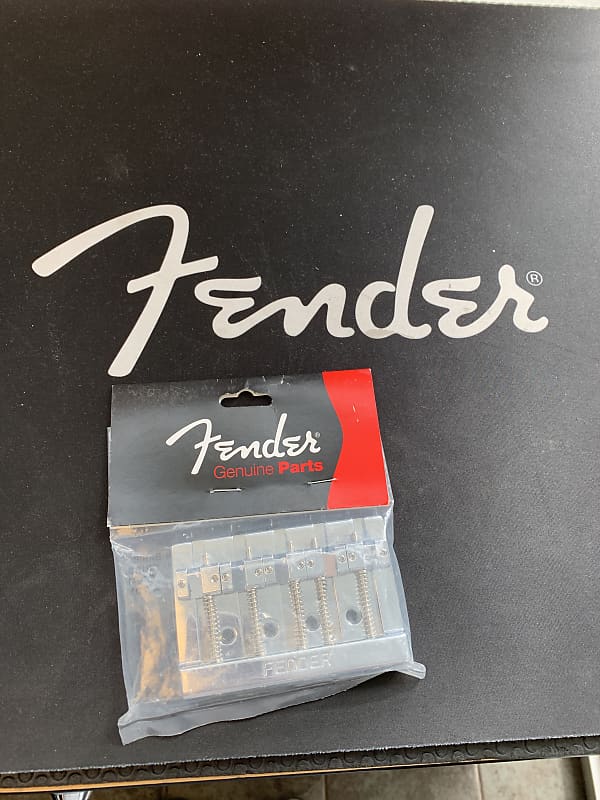 Fender HiMass 5-String Bass Wide Bridge Assembly With Zinc | Reverb