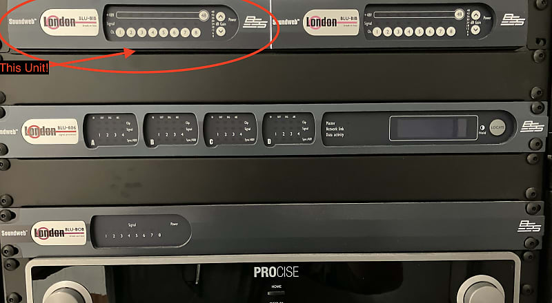 BSS BLU-BIB 8-channel analog break-in box w/ BLU link & | Reverb