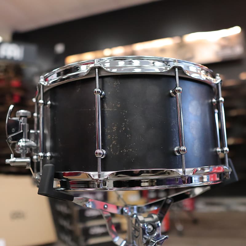 Keplinger 7x14" Black Iron Snare Drum | Reverb
