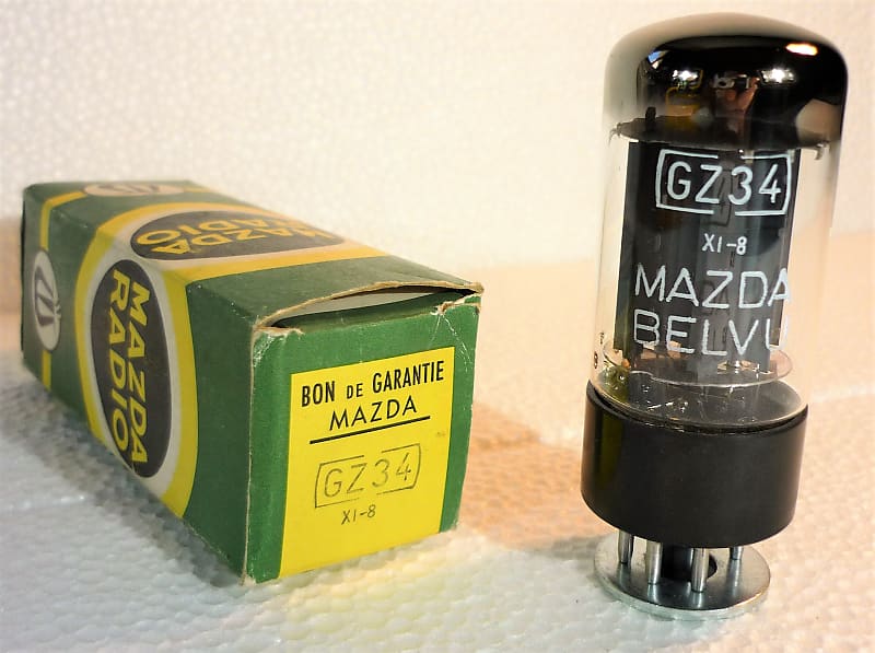 Vintage GZ34 Mullard factory 1967 NOS, TESTED | Reverb UK