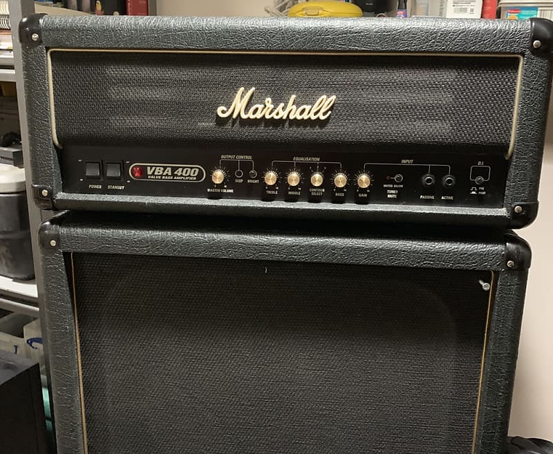 Marshall VBA 400 & VBC 810 2004 Black | Reverb