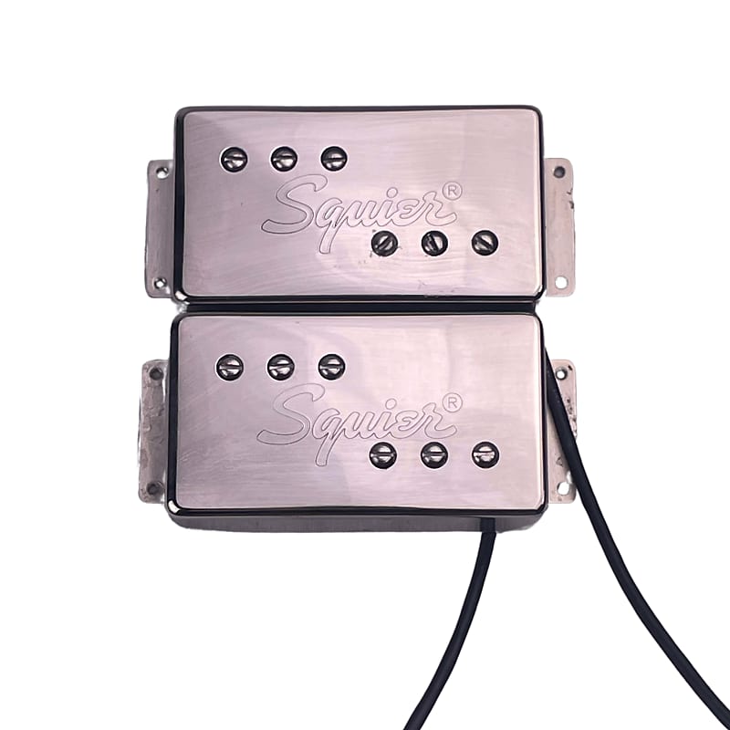 Squier Wide Range Humbucker Set Chrome 4-Conductor | Reverb