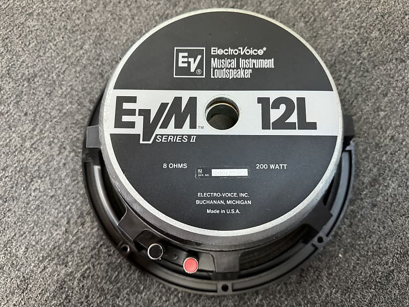 Electro Voice EVM 12L Speaker 8 ohm 12" EV | Reverb