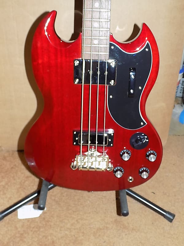 Epiphone MIJ Elite EB3 Bass Guitar 2000's - Cherry | Reverb