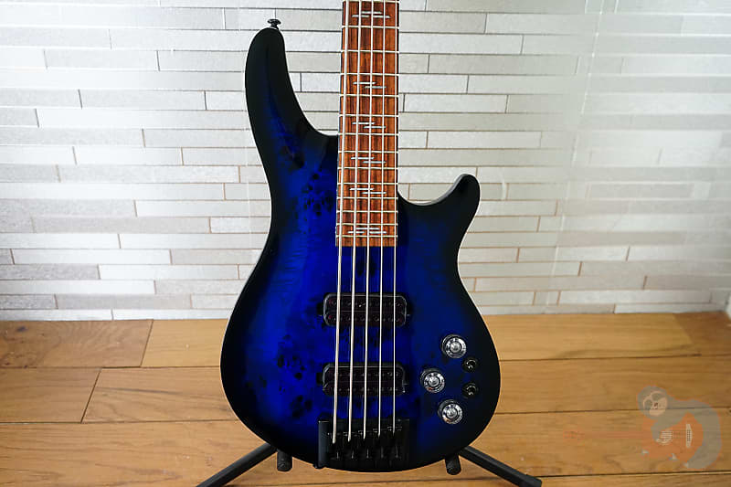 Schecter Omen Elite 5 - Satin Blue Burst | Reverb
