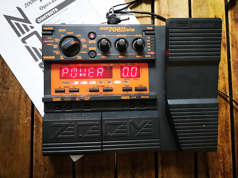 Zoom 708II Bass Guitar Multi Effects Pedal | Reverb