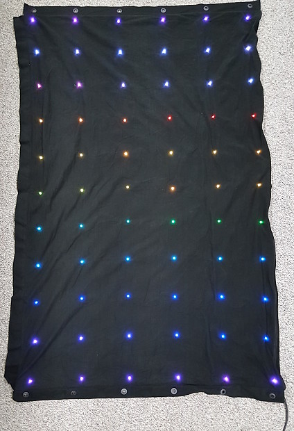 Chauvet Motion Facade LED DJ Table Curtain Black / Multi | Reverb