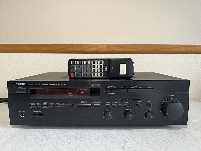 Yamaha RX-V480 Receiver HiFi Stereo Vintage Phono 5 Channel | Reverb