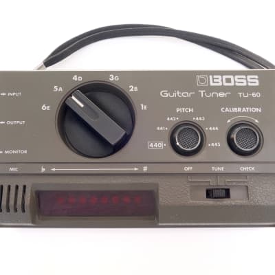 Vintage 80's Boss TU-60 Guitar Tuner - Made in Japan - | Reverb Canada