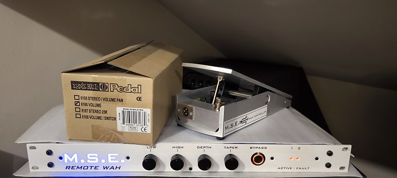 M.S.E. Remote Wah Rack - RW2C-T Ernie Ball Pedal 2024 Hammett | Reverb