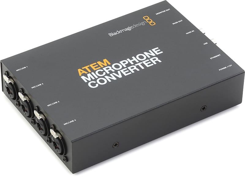 Blackmagic Design ATEM Microphone Converter (ATEMTVSTDMCd2) | Reverb