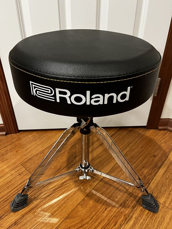 Roland RDT-RV Round Drum Throne 2021 Black/Chrome | Reverb