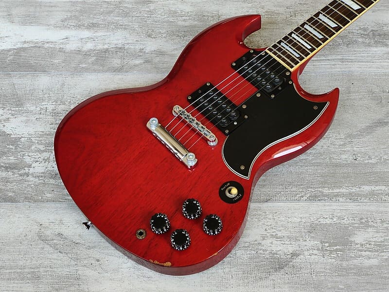 1990's Bill's Brothers SG Double Cutaway (Red) | Reverb