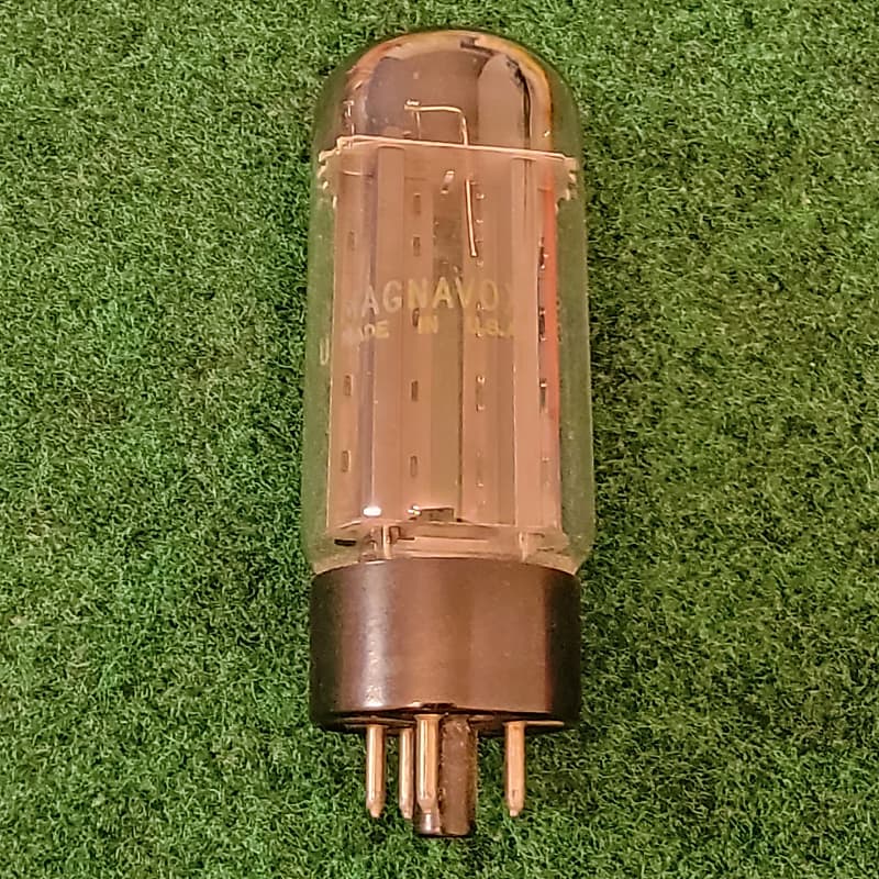 1960s Sylvania 5U4GB Rectifier Tube Black Plate TEST | Reverb