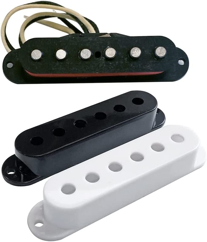 Habanero Serano Single Coil Neck Pickup with Black and White | Reverb