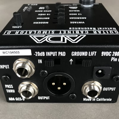 ADA GCS-5 Guitar Cabinet Simulator / DI Box | Reverb