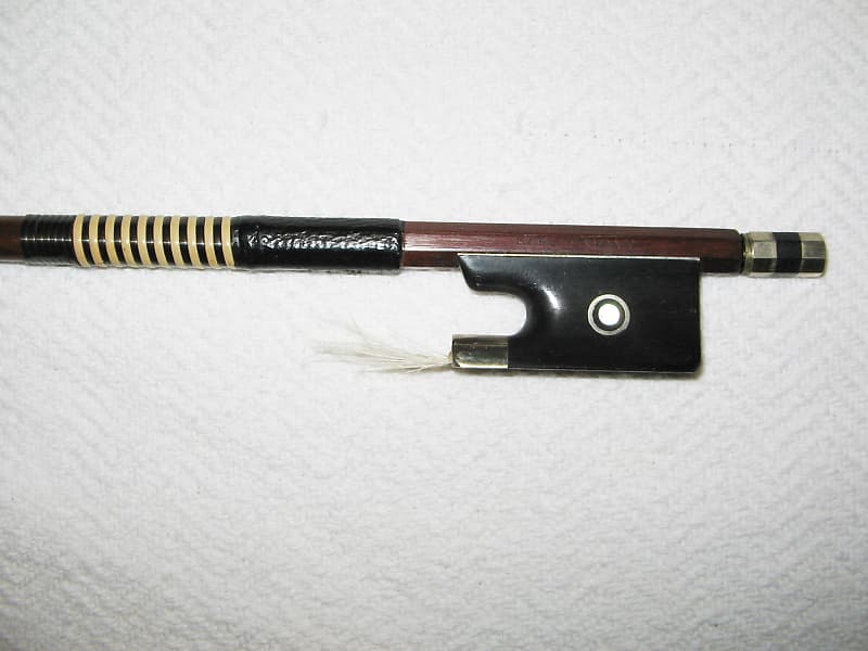 Karl Hermann 4/4 Vintage Silver Mounted Violin Bow | Reverb