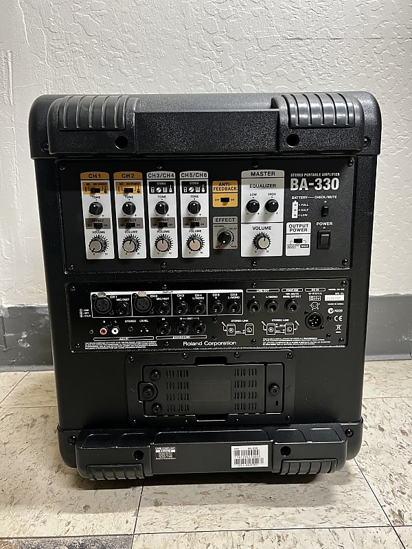 Roland BA-330 Stereo Portable Amplifier with case | Reverb